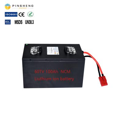 China 60V 100Ah LiFePO4 Lithium Battery with 2000 Cycles 6KWh Energy and 5 Years Warranty for Electric Vehicles for sale