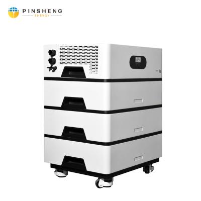China High Efficiency 10KW 20KW Complete Kit With bluetooth Hybrid Inverter Solar Energy Storage System Deep Cycle LiFePO4  Battery for sale