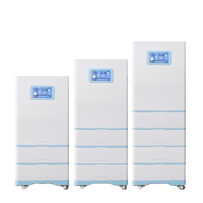 China Pinsheng 48V on Grid/off Grid Back up Solar 10kwh Lithium Iron Phosphate Battery With BMS Hybrid Inverters for Solar Storage for sale