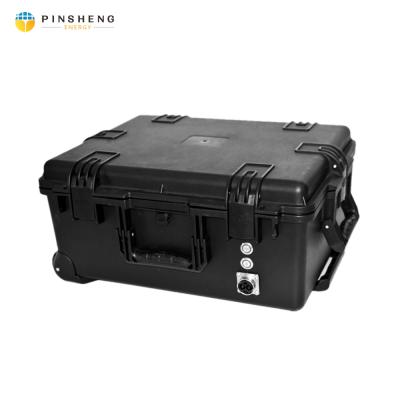 China PINSHENG 115.2V 50Ah 1000W 110V 230V Tragbare Power Station Outdoor Camping Solar Generator Battery Portable Solar Power Station for sale
