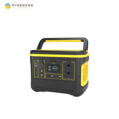 China PINSHENG Hot Selling 864wh/1000w Lithium Ion Rechargeable Battery China Solar Generator Portable Power Station for Camping for sale