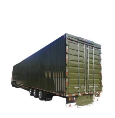 China Wosheng 3 Axle Logistics Wingspan Van Semi Trailer with 12R22.5 Tires and 13T/16T Axles for sale