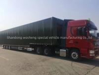 China Wosheng 3 Axle Logistics Wingspan Van Semi Trailer with 12R22.5 Tires and 13T/16T Axles for sale