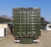 China Wosheng 3 Axle Logistics Wingspan Van Semi Trailer 30-40tons Max Payload Truck Trailer for sale
