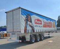 China Wosheng 3 Axles 40/45ft PVC Waterproof Side Curtain Semi Trailer for Sliding Truck for sale