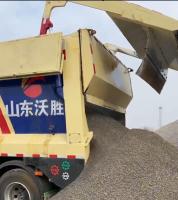 China Truck Trailer with Wosheng Model Intelligent Crawler Belt and Automatic Conveyor Belt for sale
