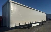 China Top Selling Curtain-Sider Sliding Truck Trailer with Mechanical/Air Suspension Wosheng for sale