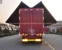 China Wosheng 3 Axle 30/40ton Logistics Wingspan Van Semi Trailer with Flying Wingvan Box for sale