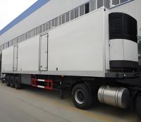 China Customization Lower 3 Axle Cooling Box Freezer Refrigerator Semi-Trailer from Wosheng for sale