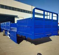 China 7500kgs Tare Weight Bulk Cargo Fence Semi Trailer with Metal Board from Professional for sale
