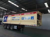 China Go Product Trailers Crawler Dump Truck with 13/16 Ton Axle and Mechanical Suspension for sale