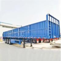 China 7500kgs Tare Weight Bulk Cargo Fence Semi Trailer with Metal Board from Professional for sale