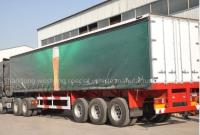 China Sliding Side Curtain 3 Axles PVC Tarpaulin Semi Trailer for Heavy Load Transportation for sale