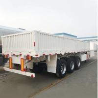 China 7500kgs Tare Weight Bulk Cargo Fence Semi Trailer with Metal Board from Professional for sale