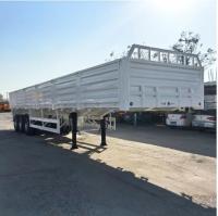 China 7500kgs Tare Weight Bulk Cargo Fence Semi Trailer with Metal Board from Professional for sale