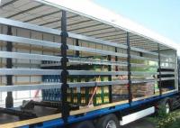 China Wosheng 3 Axles 40ft 45ft PVC Waterproof Curtain Side Semi Trailer for Express and Logistics for sale