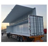 China Wosheng 3 Axle 30/40 Tons Logistics Semi-Trailer Single or Double Wing Van for Your for sale