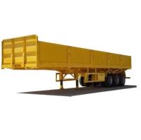 China Truck Trailer with CCC ISO Approved 3 Axles Side Wall Semi Trailer Flat Bed Fence for sale