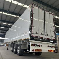 China Q345B / T700 Steel Main Beam 3 Axles Refrigerated Van Semi-Trailer for Transporting Cargo for sale