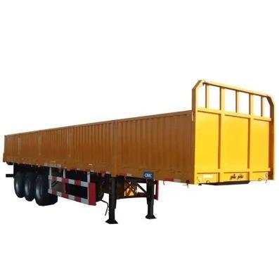 China Steel Semi Trailer for 3 Axles Max Capacity 100ton Metal Board Fence According to Customer for sale