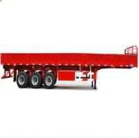 China Steel Semi Trailer for 3 Axles Max Capacity 100ton Metal Board Fence According to Customer for sale