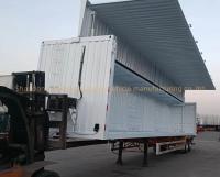 China Truck Trailer 3 Axle 30/40tons Logistics Wingspan Van Semi Trailer for Transportation for sale