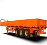 China Truck Semi Trailer with Removable Drop Sidewall and Versatile Multi Purpose Design for sale