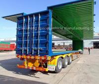 China 60 Tons Capacity 13 Meters Special Design Van Semi Trailer with Q345B T700 Rim 9.0-22.5 for sale