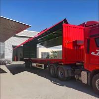 China Customizable Color 40 Tons Wingspan Van Semi Trailer with 12 Wheels and 40 Feet Length for sale