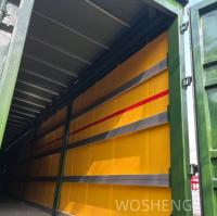 China 40ft 45ft PVC Curtain Sider Semi Trailer Side Curtain Sliding Truck Trailers Wosheng for sale
