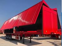 China Logistics Food Wing Van Box Semi Trailer with 90 King Pin 15100mmx2550mmx4000mm for sale
