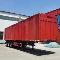 China Logistics Food Wing Van Box Semi Trailer with 90 King Pin 15100mmx2550mmx4000mm for sale