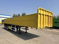 China 12.4m Flat Bed Fence Trailer for Truck Max Payload 50000 kg 3-4 Axles Top Ranking for sale
