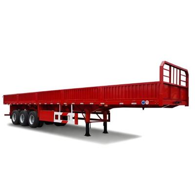 China Light Weight 2 3 4 Axle Payload 50 Tons Truck Semi Trailer with Q345B T700 Material for sale