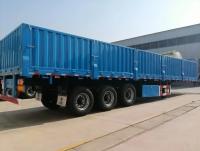 China 40-100 Ton 3 Axles Dropside Sidewall Semi Trailer for Heavy Duty Cargo Transportation for sale