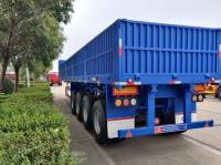 China 3 X 40L Air Tanks 3 Axle Dropside Sidewall Semi Truck Trailer for Cargo Transport for sale