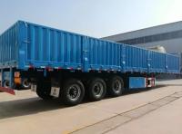 China 3 X 40L Air Tanks 3 Axle Dropside Sidewall Semi Truck Trailer for Cargo Transport for sale