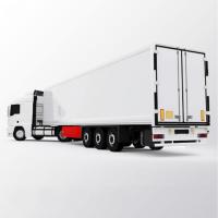 China 40ton 3 Axles 13 M Steel Trailer for Cold Freeze Seafood Vegetables Meat/Ice Cream Loading for sale