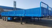 China 3 X 40L Air Tanks 3 Axle Dropside Sidewall Semi Truck Trailer for Cargo Transport for sale