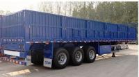 China 40ton 60ton 80ton 100ton Tri-Axle Dropside Sidewall Semi Trailer with Customizable Size for sale