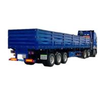 China Heavy Duty 40-100 Tons Dropside Sidewall Semi Trailer with Mechanical/Air Suspension for sale
