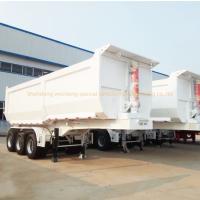 China 11000x2500x3700mm Customizable Wosheng Semi Trailer Tipper Semi Truck Tipping Trailers for sale
