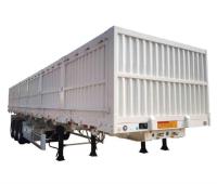 China 40-80ton Dropside Sidewall Cargo Lorry Semi Truck Trailers with and Customized Design for sale