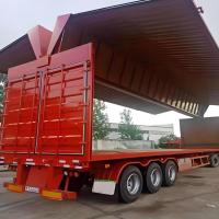 China Tire 12R22.5 12units Steel Logistics Semi-Trailer with Wingspan Opening Wingspan for sale