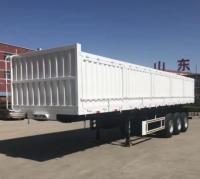 China 40ton 60ton 80ton Fence Dropside Side Wall Sidewall Semi Trailer Manufactured by Wabco for sale