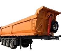 China Rear Dump 3/4/5 Axles Customized Tipper Cargo Truck Trailer for Heavy Duty Transport for sale