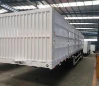 China 40ton 60ton 80ton Fence Dropside Side Wall Sidewall Semi Trailer Manufactured by Wabco for sale