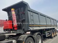 China 30-100 ton U-Type Hydraulic Rear Dump Semi Trailer Tipper Tipping Semi Truck Trailers for sale