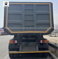 China 30-100 ton U-Type Hydraulic Rear Dump Semi Trailer Tipper Tipping Semi Truck Trailers for sale