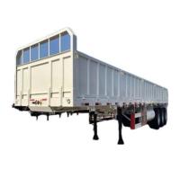 China 12400X2500X3650mm Max Payload 40-80ton Side Wall Semi Trailer for Cargo Transportation for sale